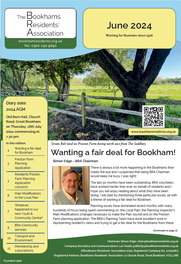 June 2024 Newsletter | Bookhams Residents Association