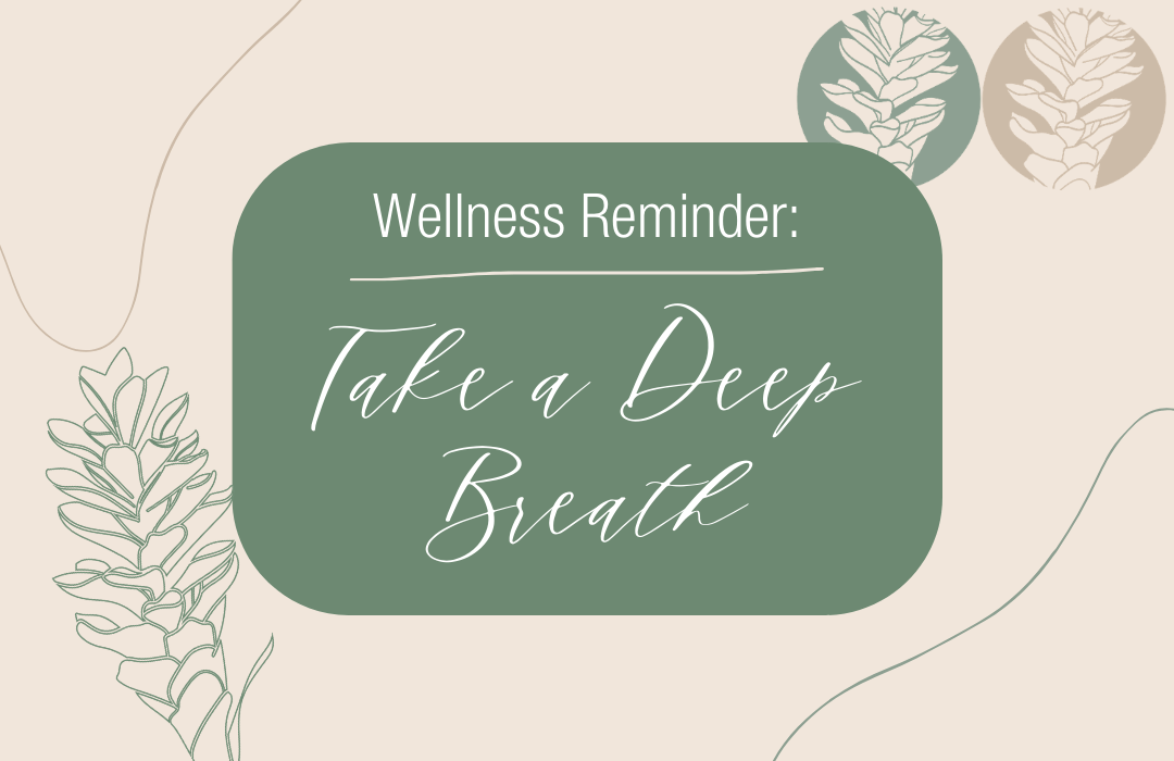 Wellness Reminder: Breathe | Cucopia Ltd