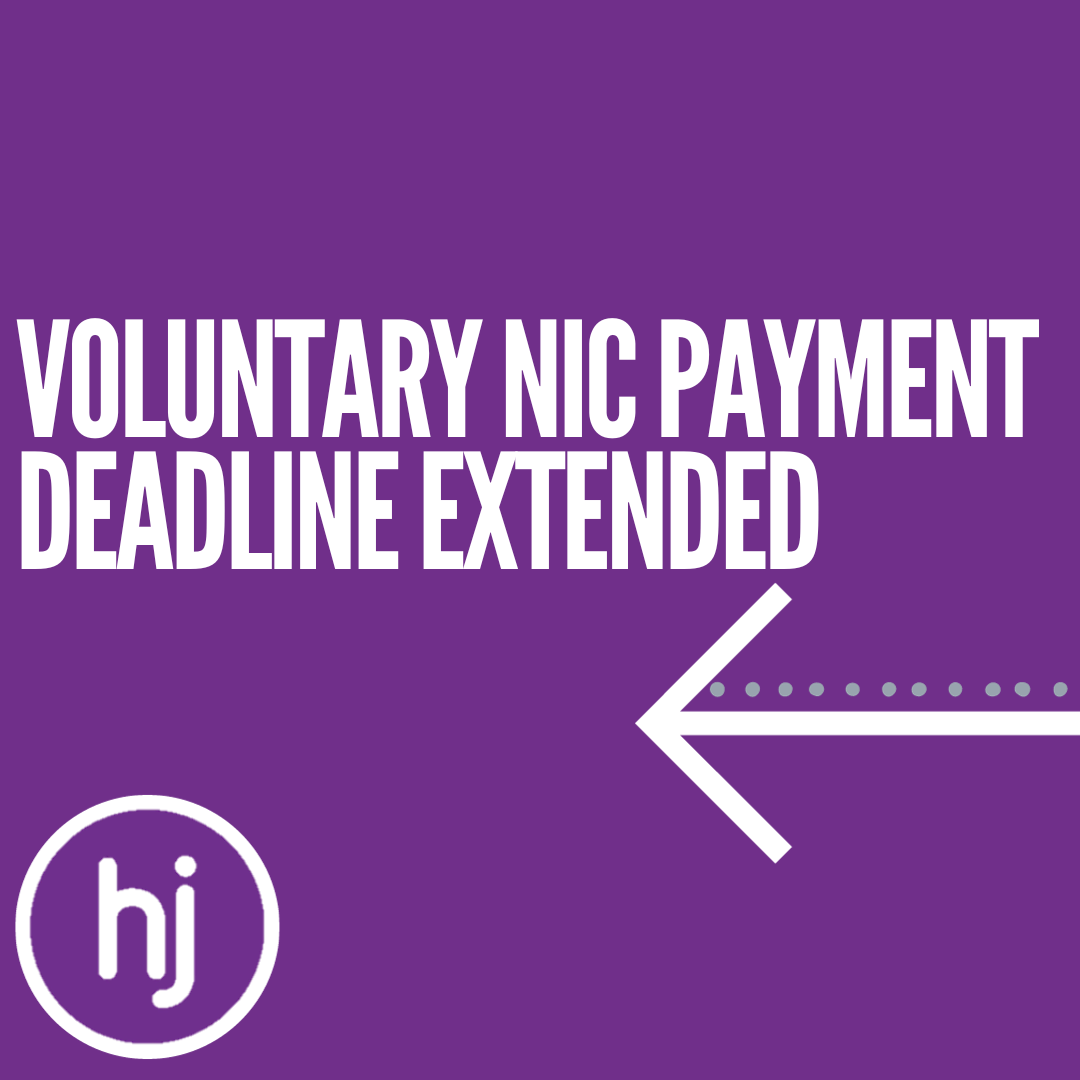 Voluntary NIC payment deadline extended | HullJady Chartered ...