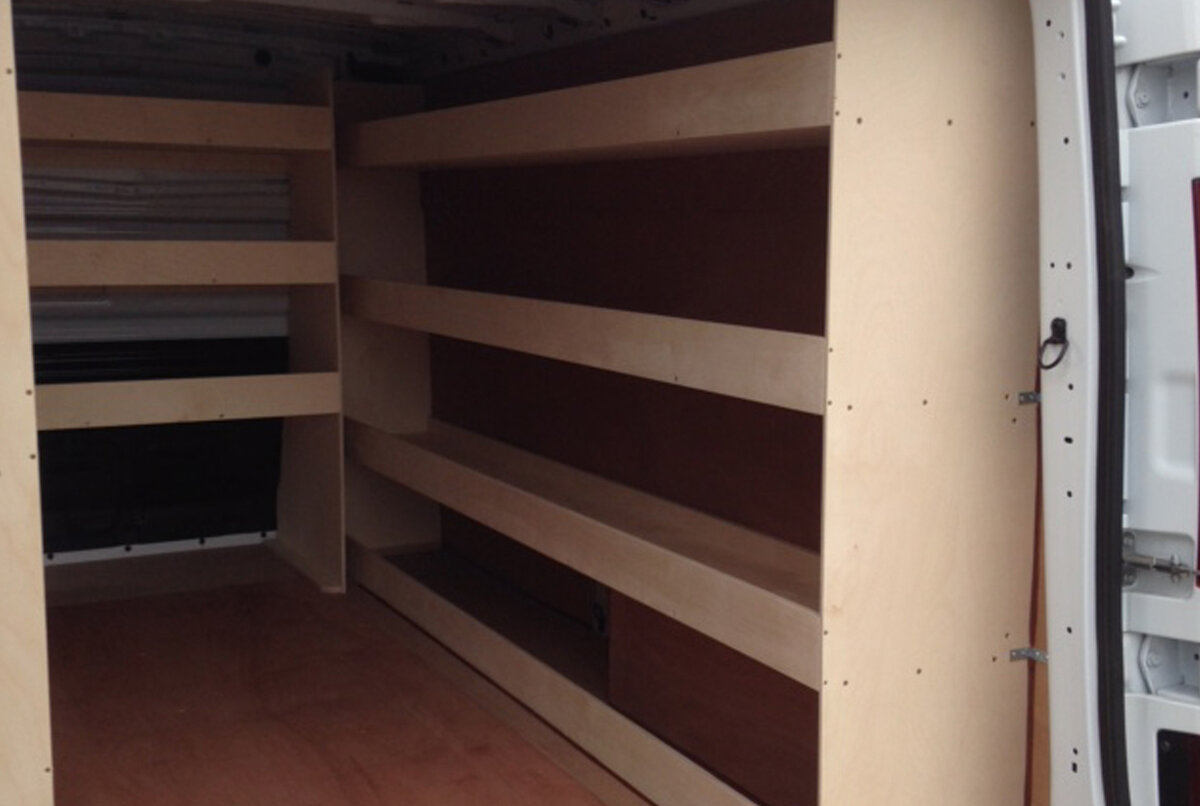 Internal Storage Systems Gallery | Anglian Vehicle Linings