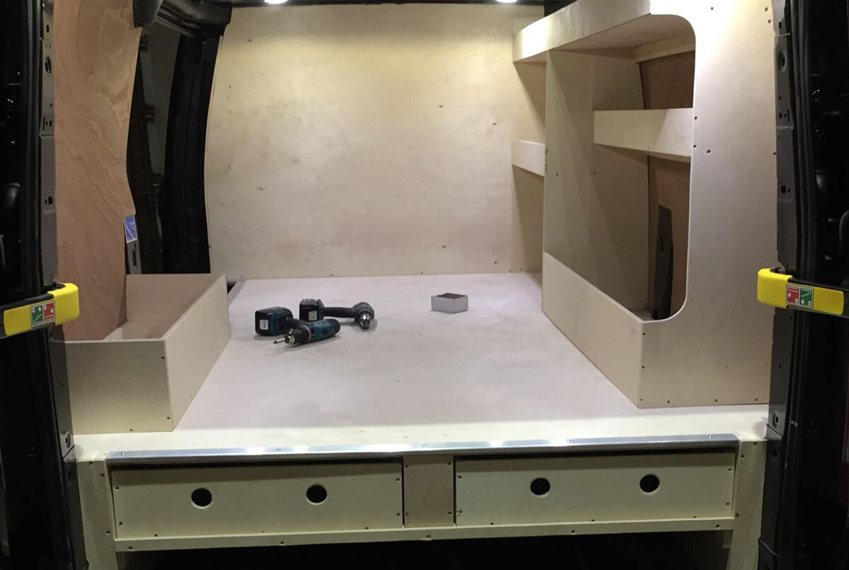 Internal Storage Systems Gallery | Anglian Vehicle Linings