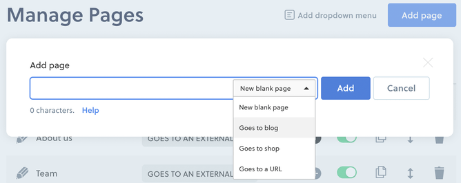 How to add internal links to your Rocketspark website | Totally Nerdy Ltd