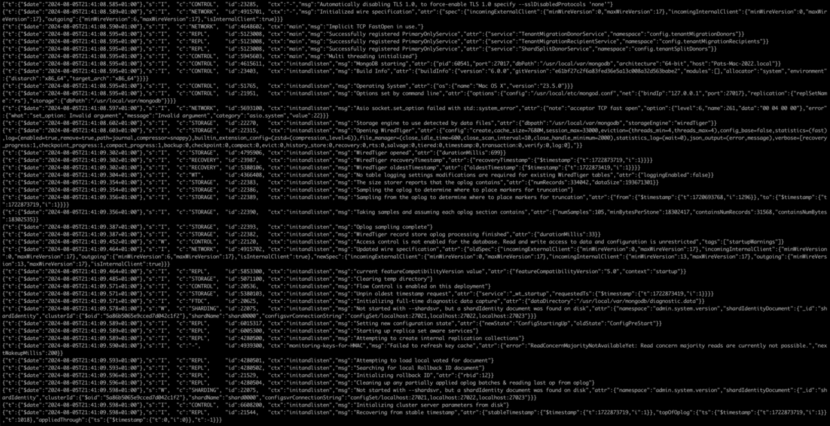 Extracting a query from MongoDB log with MongoDBLogToQuery | Totally ...