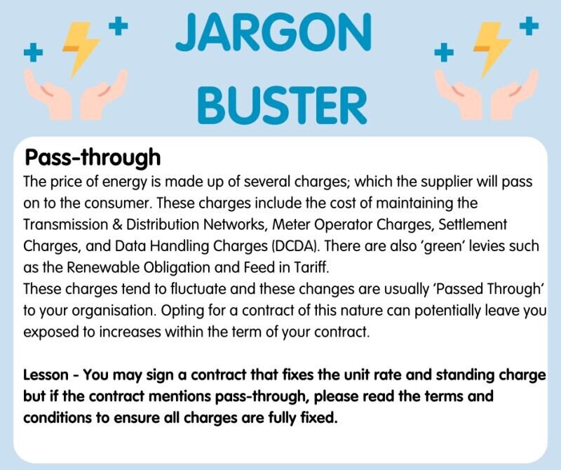 Utilities Jargon Buster | Christian Supply Chain Buying Group