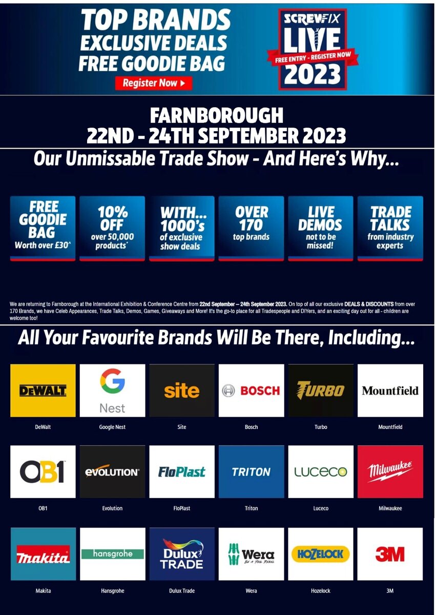 SCREWFIX LIVE 2023 | Christian Supply Chain Buying Group