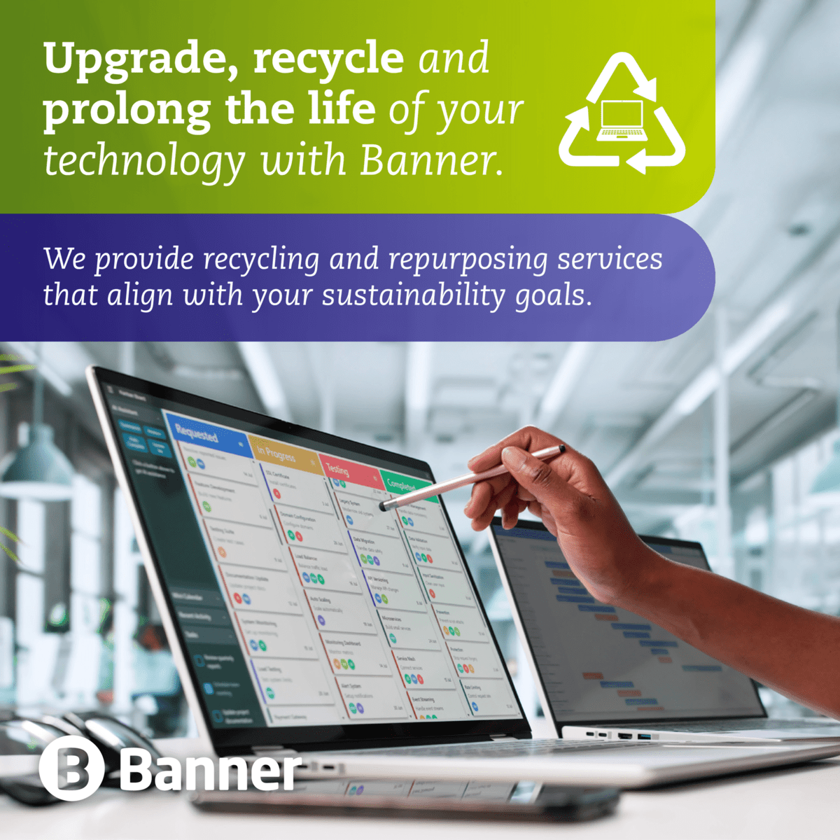 Celebrate Recycle Week with Banner: Sustainable Tech Solutions for a ...
