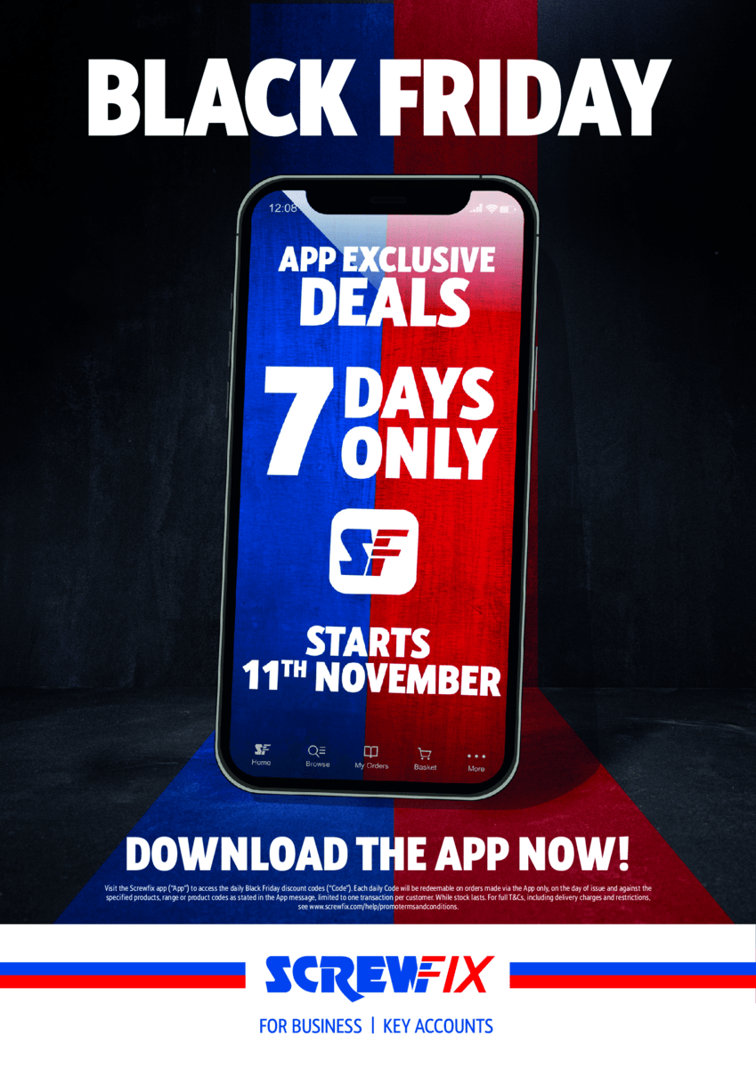 SCREWFIX BLACK FRIDAY | Christian Supply Chain Buying Group