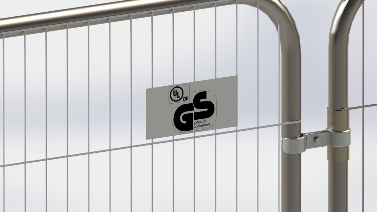 4.2m Temporary Fence Vehicle Gate | Northwest-fencing.co.uk